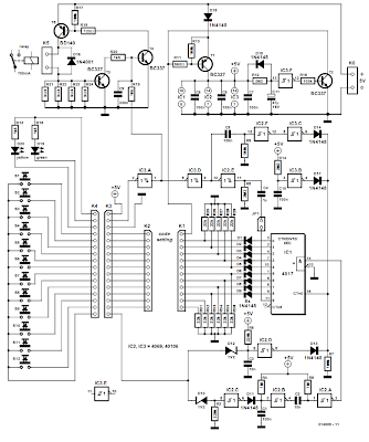 NTE Electronics Circuit: Electronic Code Lock